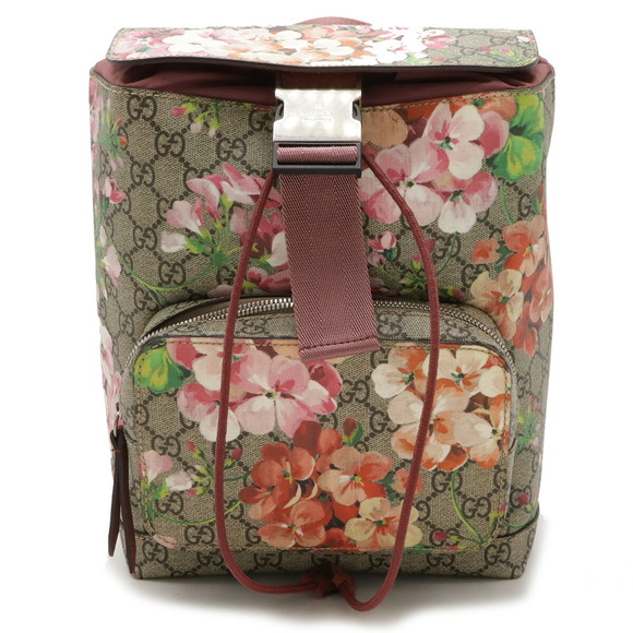 Gucci | Bags | Gucci Gg Blooms Supreme Backpack Rucksack Flower Pvc ...